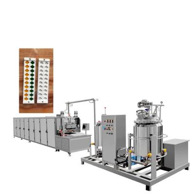 China Automatic 300kg/h Gummy Candy Machine Production Line for Bear Lollipop Manufacturing for sale