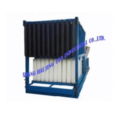 China Commercial Ice Block Making Machine with Industrial Compressor 1230x930x2040mm Size for sale