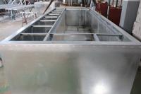 China Commercial Ice Block Making Machine with Industrial Compressor 1230x930x2040mm Size for sale