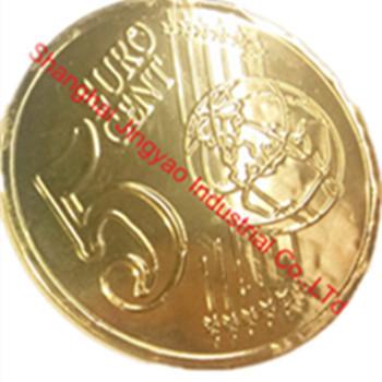 China Metal Packaging Knurling Machine for Chocolate Coins Automatic and Easy to Operate for sale