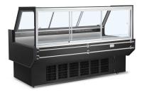 China Stainless Steel 201 Material Deli Cooler for Supermarket Meat Display Refrigeration for sale