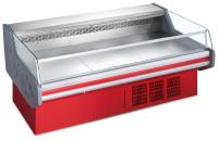 China Stainless Steel 201 Material Deli Cooler for Supermarket Meat Display Refrigeration for sale