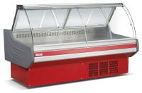 China Stainless Steel 201 Material Deli Cooler for Supermarket Meat Display Refrigeration for sale