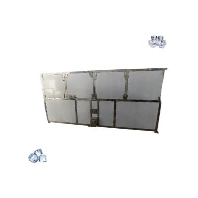China Home 10 Ton Water Cooling Ice Cube Machine Ice Maker with 1000kg Ice Storage Capacity for sale