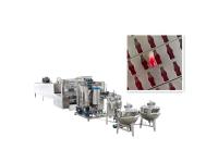 China 150kg/h Bear Production Candy Lollipop Machine Line with 70KW Power and 2500KG Weight for sale