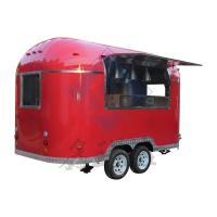 China Design 500CM Single/Double Axles Stainless Steel Food Truck for Outdoor Street Vending for sale