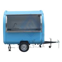 China Customized 220CM Single Axle Mobile Food Truck 1000/YEAR for Commercial Catering Users for sale