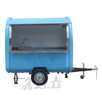China Customized 220CM Single Axle Mobile Food Truck 1000/YEAR for Commercial Catering Users for sale