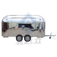 China Design Mobile Customized Stainless Steel Food Truck Industrial 4M Single/Double Axles for sale