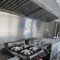 China Design Mobile Customized Stainless Steel Food Truck Industrial 4M Single/Double Axles for sale