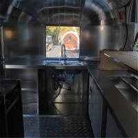 China Design Mobile Customized Stainless Steel Food Truck Industrial 4M Single/Double Axles for sale