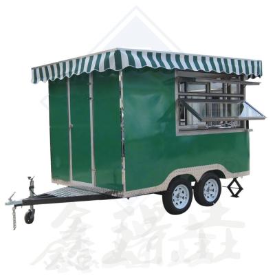 China Outdoor Street Vending Mobile Food Truck with Full Kitchen and 320*180*220 Dimensions for sale