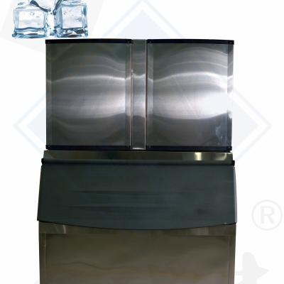 China Industrial Ice Cube Machine Maker 60kg Stand Power Supply 380V/220V 4.5KW Input Power for sale