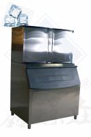 China Industrial Ice Cube Machine Maker 60kg Stand Power Supply 380V/220V 4.5KW Input Power for sale