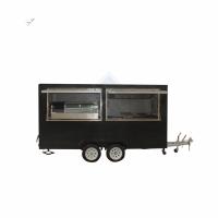 China Outdoor Street Vending 400CM Single/Double Axles Mobile Food Truck with Nice Design for sale