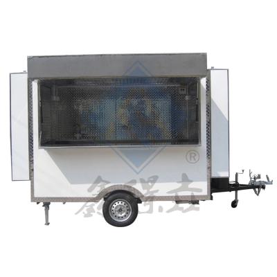 China 220CM Single/Double Axle Nice Design Mobile Hot Dog Coffee Truck for Food Beverage for sale