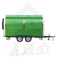 China Customized Industrial Round Model Hot Dog Coffee Mobile Food Truck Long Service Life for sale