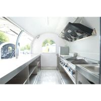 China Customized Industrial Round Model Hot Dog Coffee Mobile Food Truck Long Service Life for sale