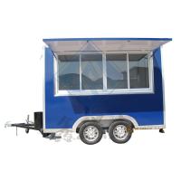 China Customized Industrial Square Hot Dog Coffee Food Truck for Outdoor Street Vending for sale