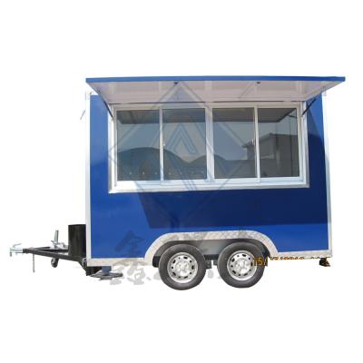 China Customized Industrial Square Hot Dog Coffee Food Truck for Outdoor Street Vending for sale