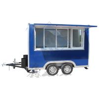 China Customized Industrial Square Hot Dog Coffee Food Truck for Outdoor Street Vending for sale