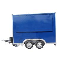 China Customized Industrial Square Hot Dog Coffee Food Truck for Outdoor Street Vending for sale