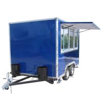 China Customized Industrial Square Hot Dog Coffee Food Truck for Outdoor Street Vending for sale