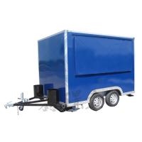 China Customized Industrial Square Hot Dog Coffee Food Truck for Outdoor Street Vending for sale