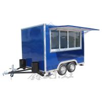 China Customized Industrial Square Hot Dog Coffee Food Truck for Outdoor Street Vending for sale