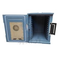 China 53x33.5x51cm Inner Size LLDPE Food Grade Plastic Heat Electric Warmer Food Box with PU Foam for sale
