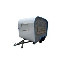 China Raw Material Milk Snack Food Maker Commercial Sandwich Ice Cream Mobile Food Truck Trailer for sale