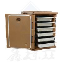 China 90L Stainless Steel PE Chaffing Dish Food Warmer for Rotational Molding Insulated Box for sale