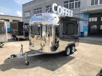 China 2300*1750*2100mm Food Cart Trailer Snack Machines 350kg Mobile Food Wending Trailer for sale