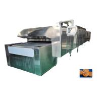 China 380V Gas Toast Bread Cookies Automatic Cupcake Electric Tunnel Oven 7/8/10m for sale