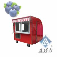 China Outdoor Street Food Cart Easy Moving Frozen Food Transportation Truck for Small Pizza for sale