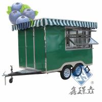 China Drivable Food Truck Trailer Outdoor Street Food Cart with Long Service Life and Pizza for sale