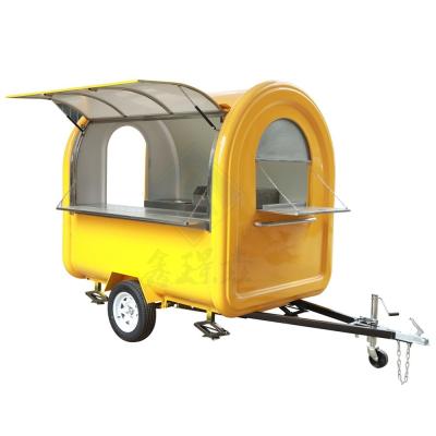 China Long Service Life Outdoor Street Vending Customized Mobile Kitchen Ice Cream Kiosk for sale