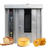 China High Productivity 32 Trays Electric Diesel Rotary Rack Baking Oven Bread and Cookies for sale
