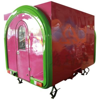 China Small Mobile Food Car for Outdoor Street Vending Leisure Fast Food Equipment for sale