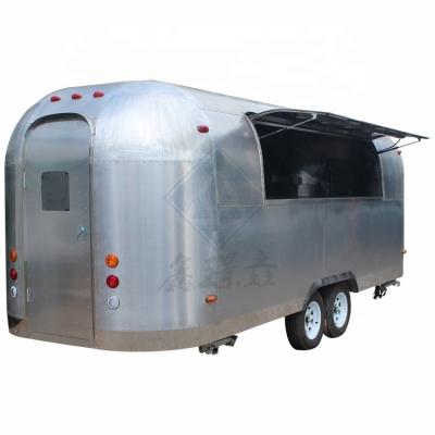 China Fully Equipped Small Electric Food Truck Trailer for Snacks Packaging Customized Voltage for sale