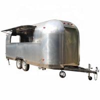 China Fully Equipped Small Electric Food Truck Trailer for Snacks Packaging Customized Voltage for sale