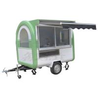 China 250*160*210cm Custom Size Street Mobile Kitchen Mobile Ice Cream Fast Food Car for sale