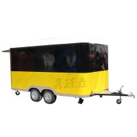 China 500*200*210cm Snack Hot Dog Burger Cake Food Truck with Online Support After Service for sale