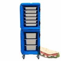 China Restaurant Function Insulated Food Delivery Box with Sound Insulation and Heater for sale