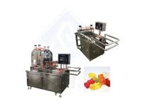 China 50kg/h Chocolate Toffee Lollipop Gummy Bear Making Machine for Candy Food Production for sale