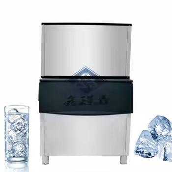 China Ice Cube Making Machine for Food Shop 22*22*22mm Ice Size and Automatic Function for sale