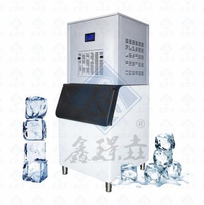 China Sanyo Compressor Powered Stainless Steel Cube Ice Maker for Quick Ice Production for sale