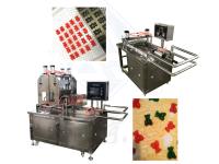 China 1.5KW Chocolate Toffee Lollipop Gummy Bear Machine for 50kg/h Industrial Candy Making for sale