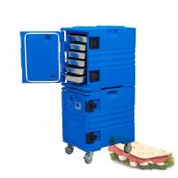 China Restaurant Serving Chafing Dish Insulated Shipping Box with Food Warmer and Heater for sale