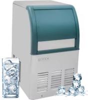 China 100KG Ice Storage Capacity Commercial Ice Maker for Restaurant made of Stainless Steel for sale